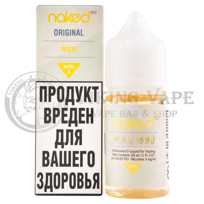 Naked Maui Sun 30 мл купить жидкость Viking Vape