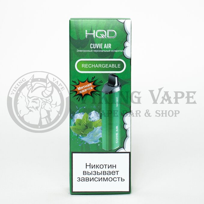 HQD Cuvie Air 4000 Sky Mint купить одноразку | Viking Vape